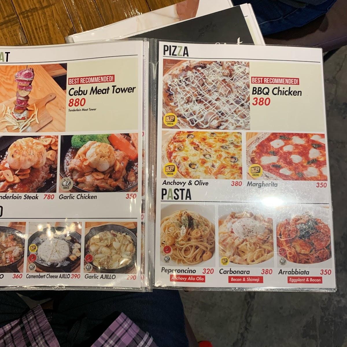 Menu at Dining Lab π Cebu restaurant, Cebu City