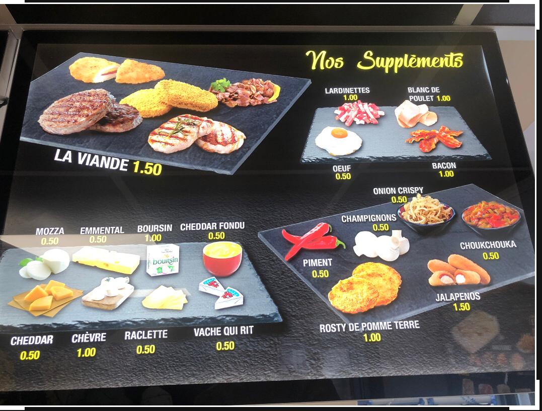 Menu at The Food Factory restaurant, Lyon, 25 Rue Chevreul