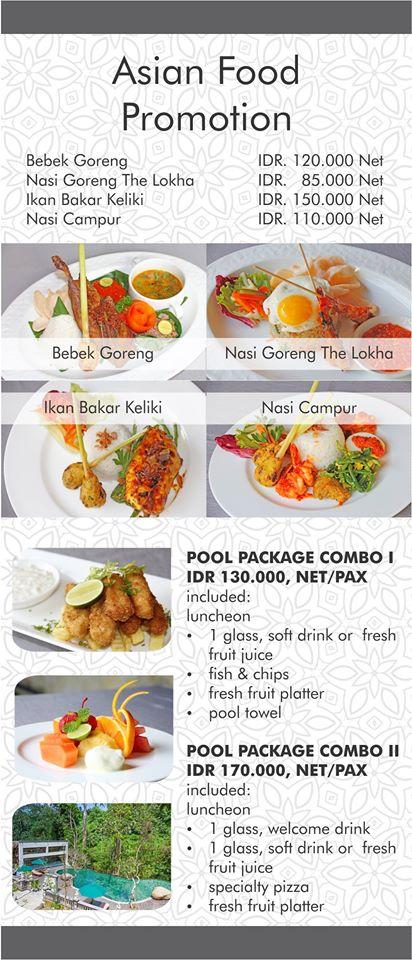 Menu at Bukit Cinta Restaurant & Bar, Gianyar