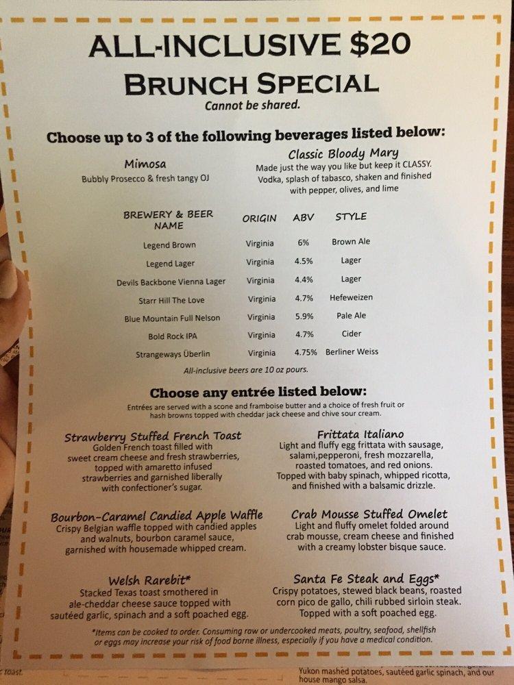 Menu at Capital Ale House pub & bar, Midlothian, Village Place Dr