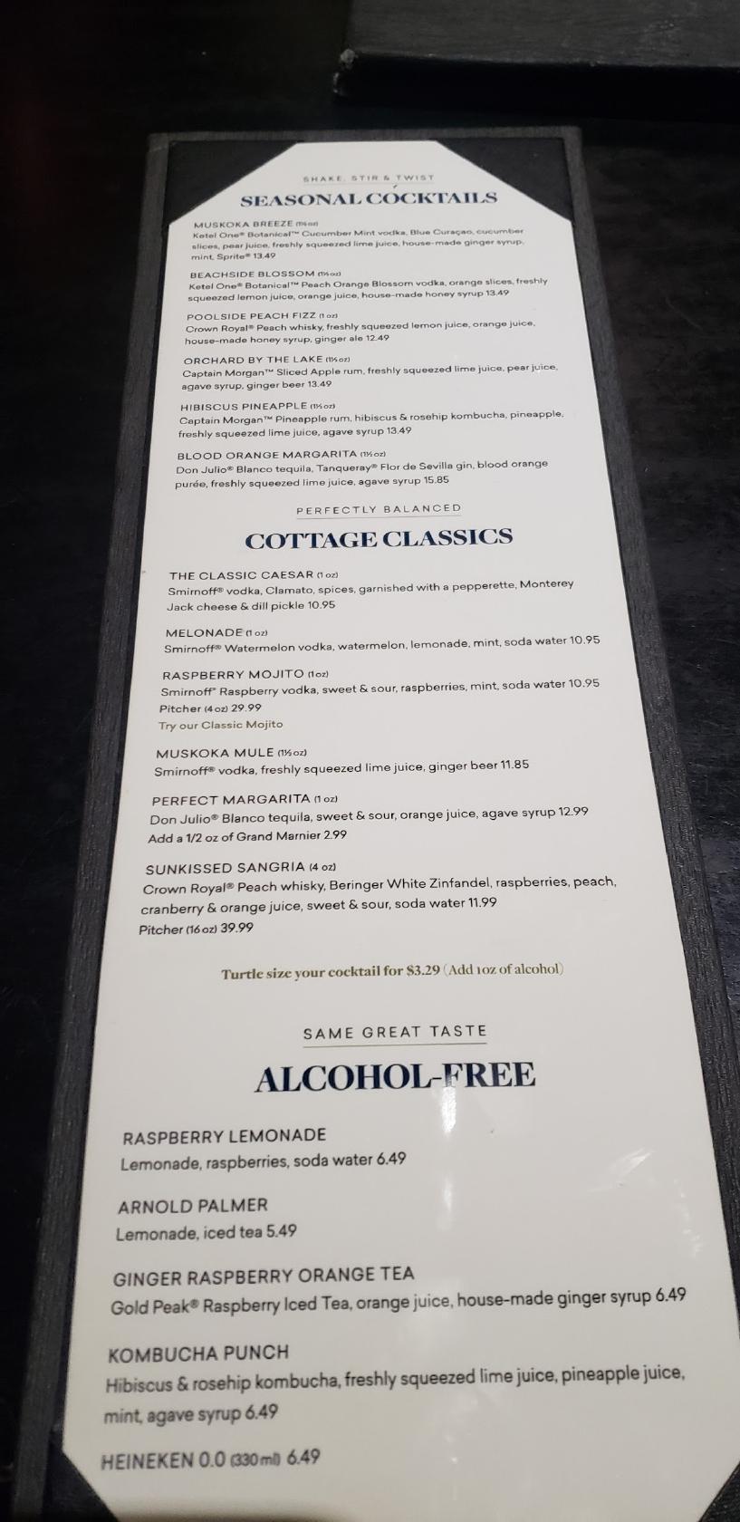 Menu at Turtle Jack's Brampton (Airport) pub & bar, Brampton, 20 ...
