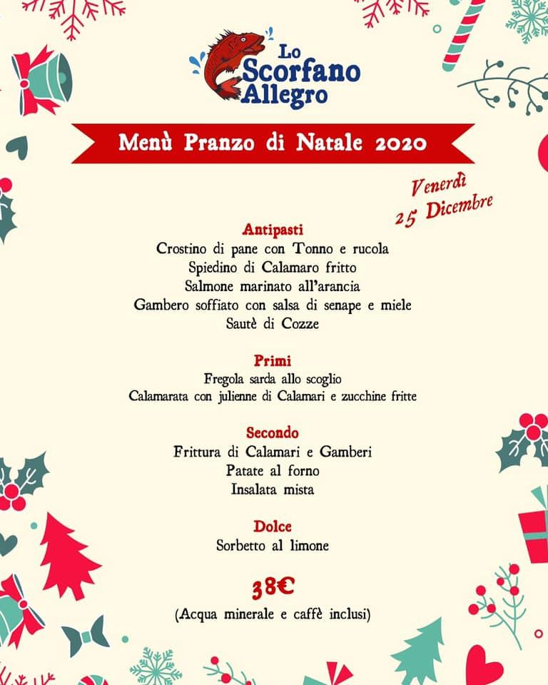 Menu da Lo Scorfano Allegro Roma ristorante, Roma