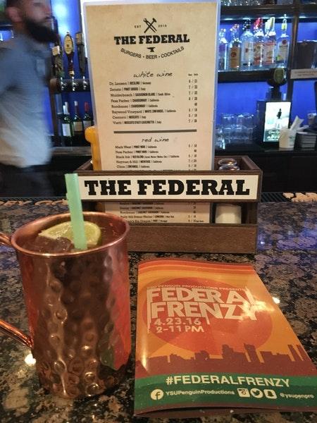 Menu at The Federal restaurant, Youngstown