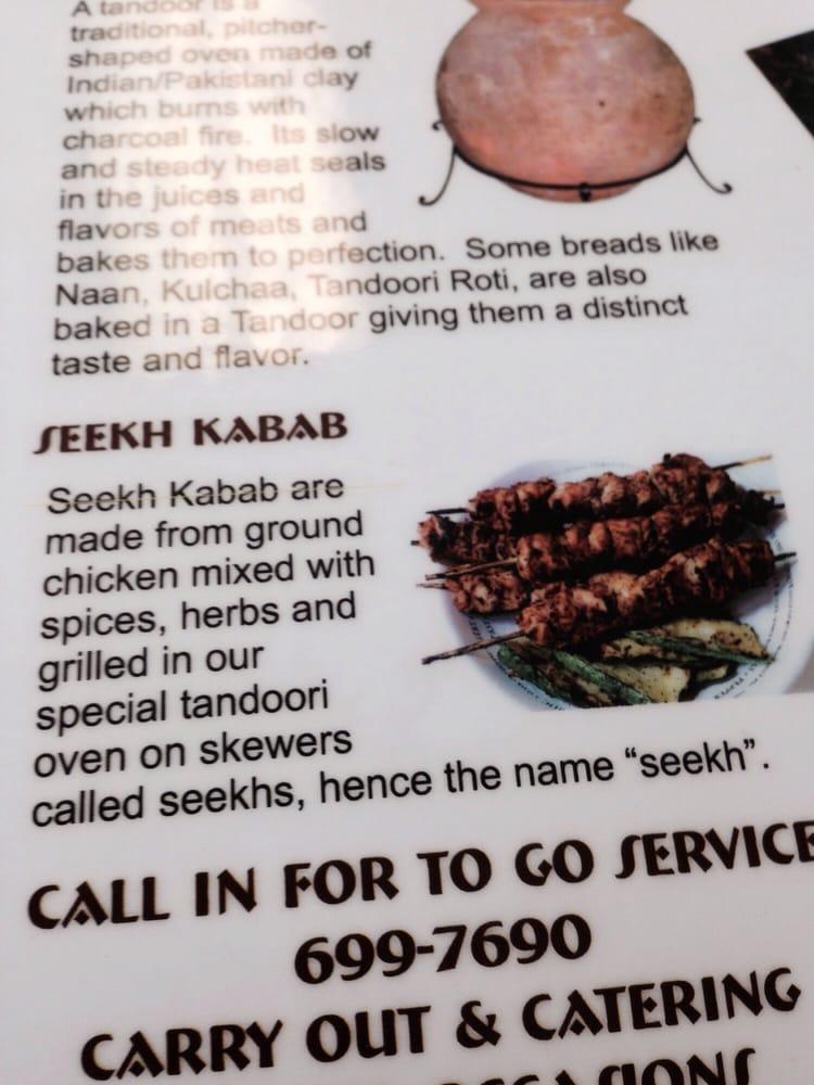Menu at ZAIQA Restaraunt restaurant, Lawton, NW Cache Rd