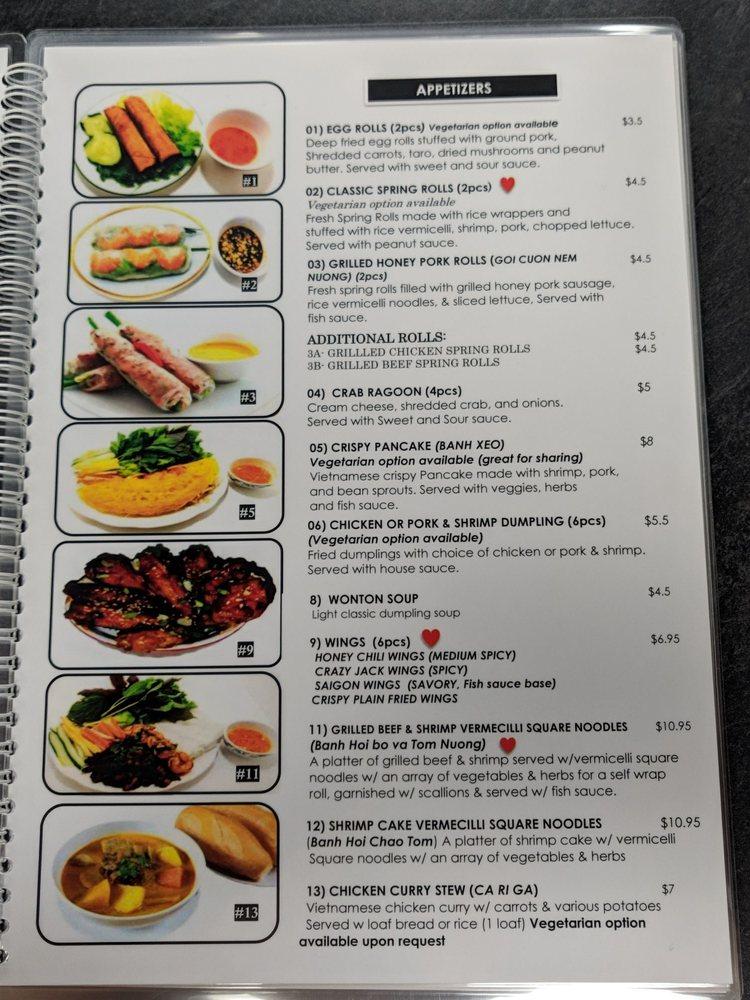 Carta del restaurante Asian Kitchen, Hammond