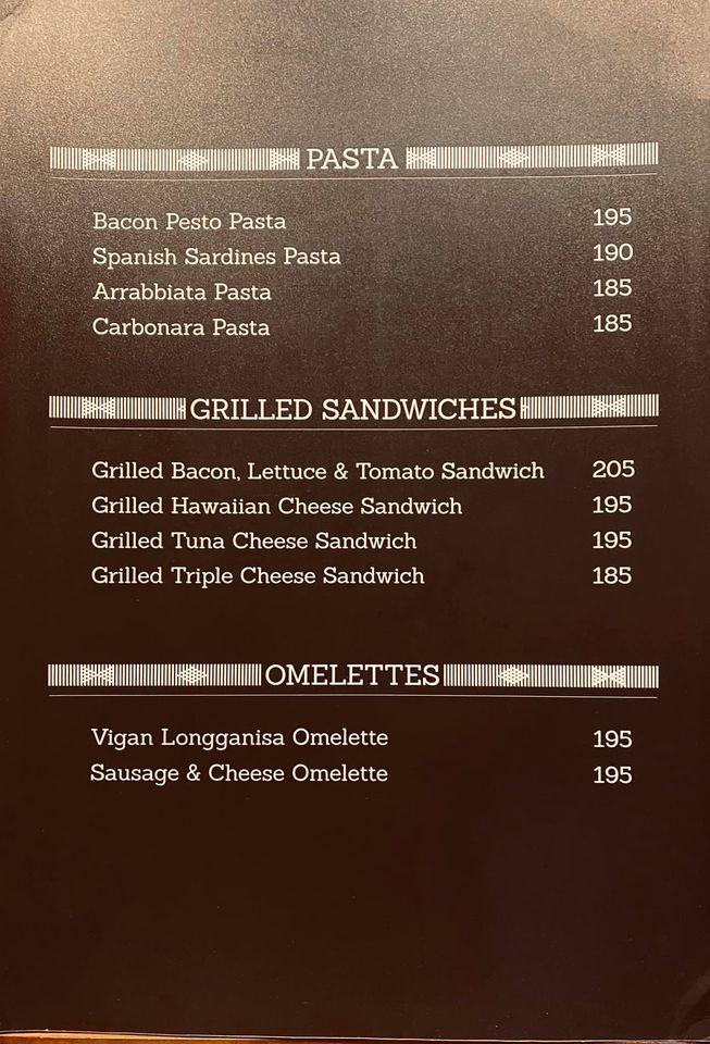 Menu at BO's Coffee [Robinson's Place Butuan] cafe, Butuan City, WGVC+34Q