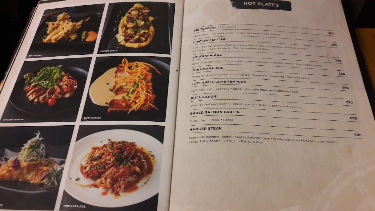 Menu at Ooma restaurant, Taguig, Bonifacio High Street Central