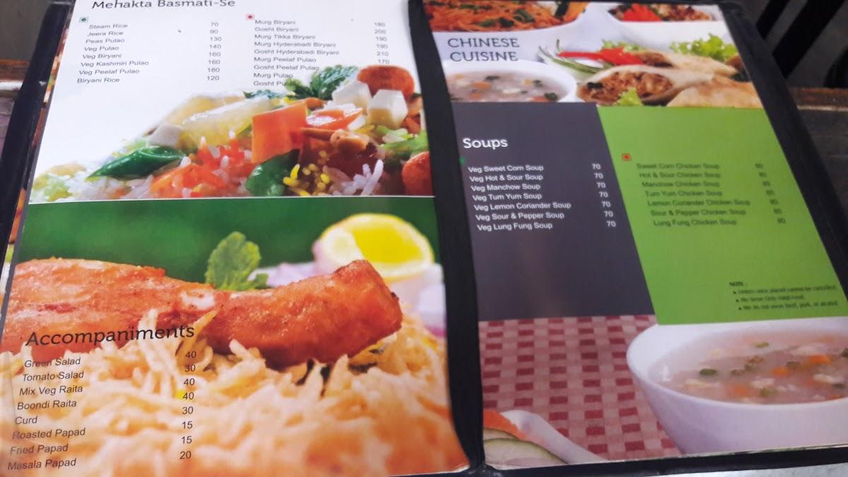 Menu at New Mirchi Family Restaurant, Lonavala