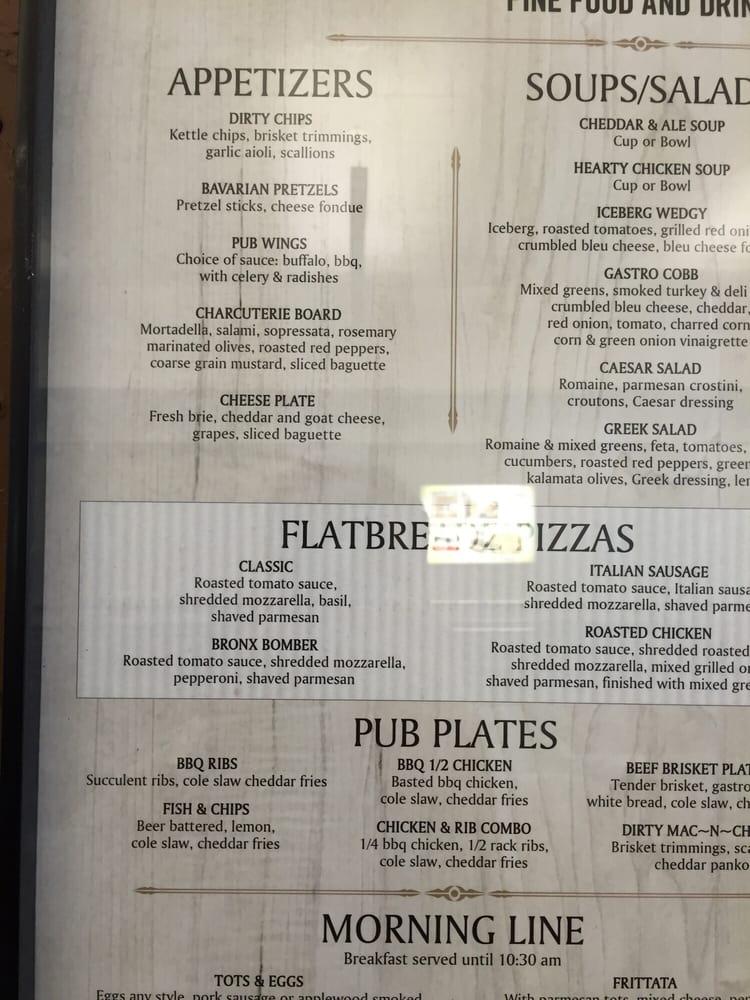 Menu at The Local Bar, Hebron
