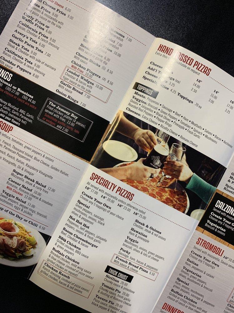 Menu at Als of Hampden/Pizza Boy Brewing Co pub & bar, Enola
