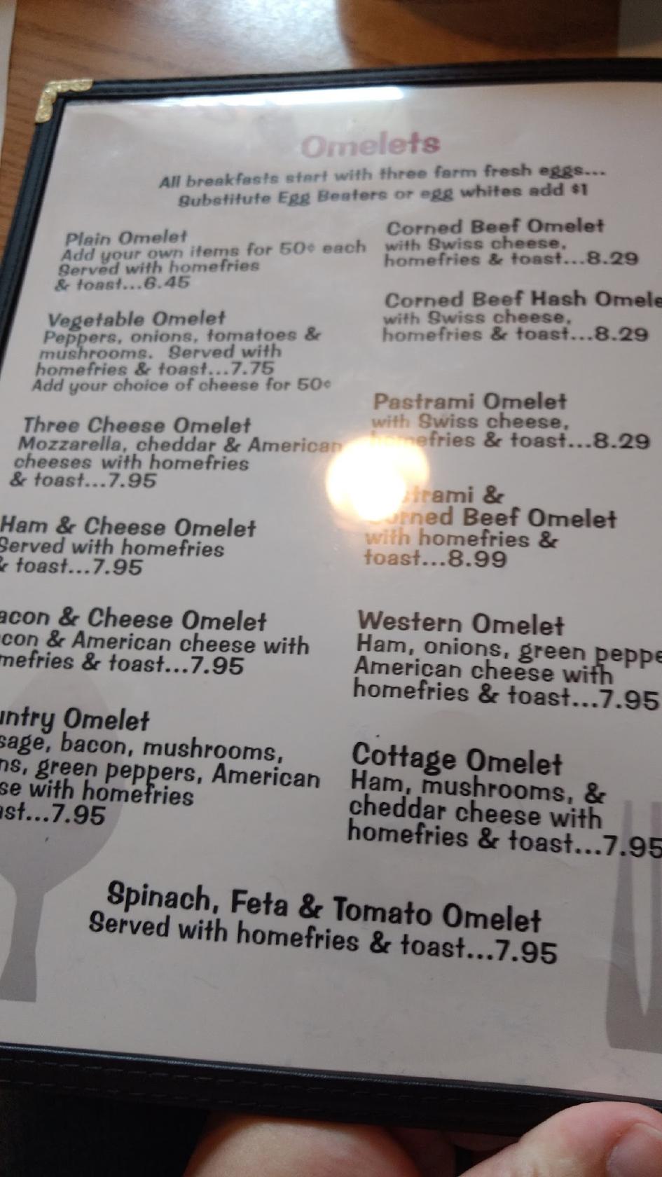 Menu at Nicky & Smitty's Deli & Restaurant, Aurora