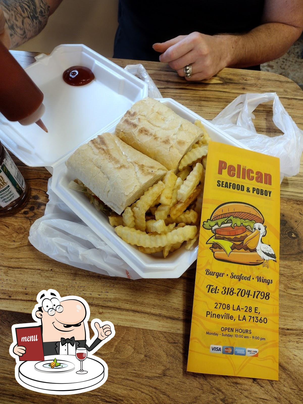 Pelican Seafood and Poboy, Pineville - Restaurant menu, prices and reviews