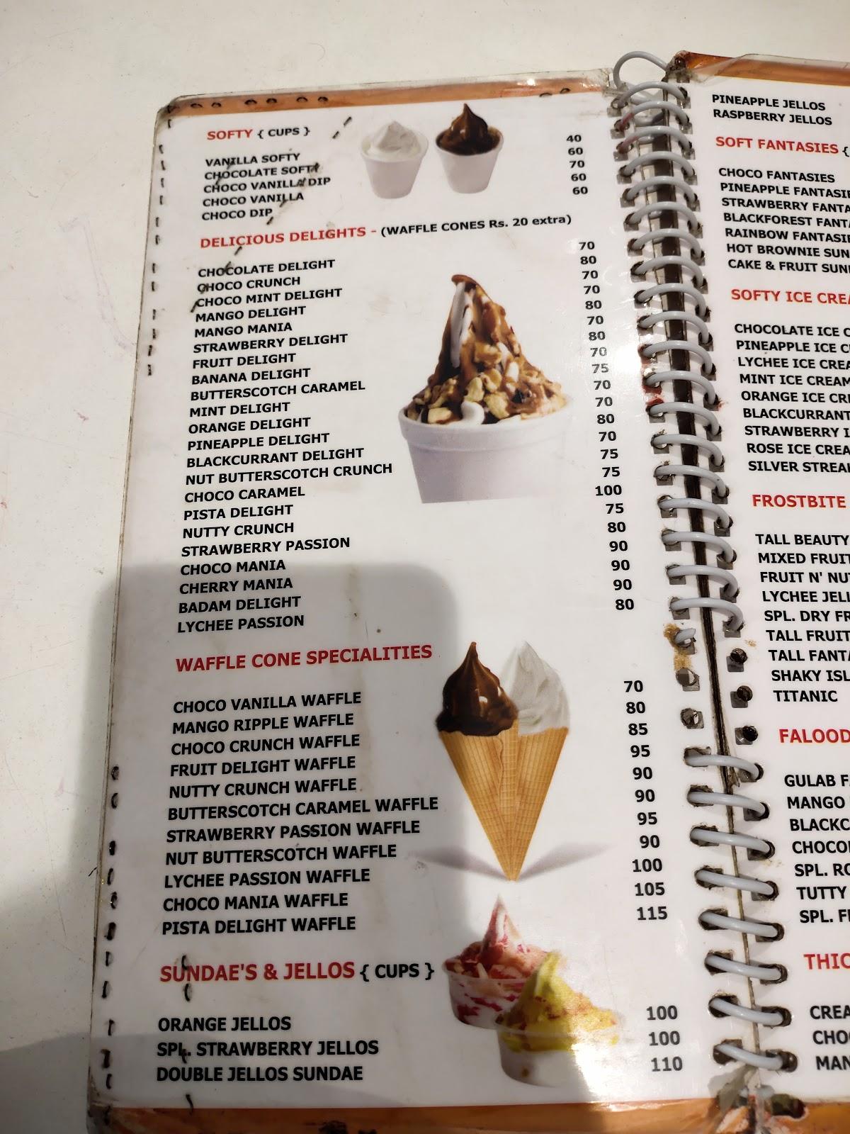 Menu at Rich 'n' Creamy, Chennai, 197