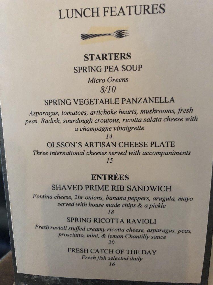 Menu at Witherspoon Grill pub & bar, Princeton