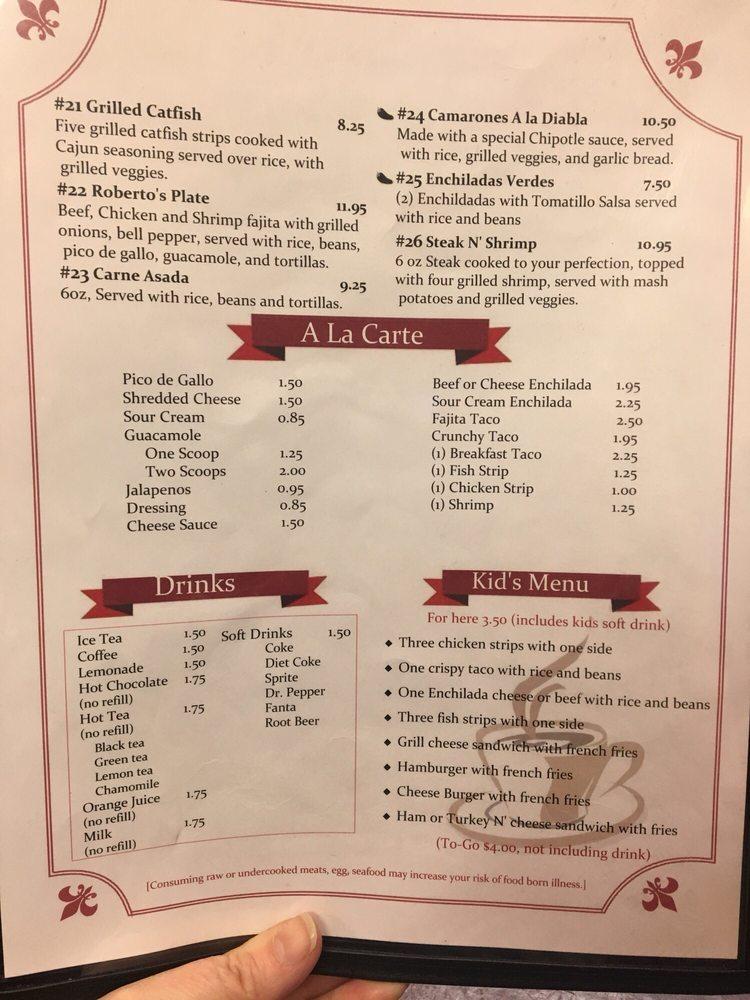 Menu at Country Cafe, Irving, 110 W Airport Fwy