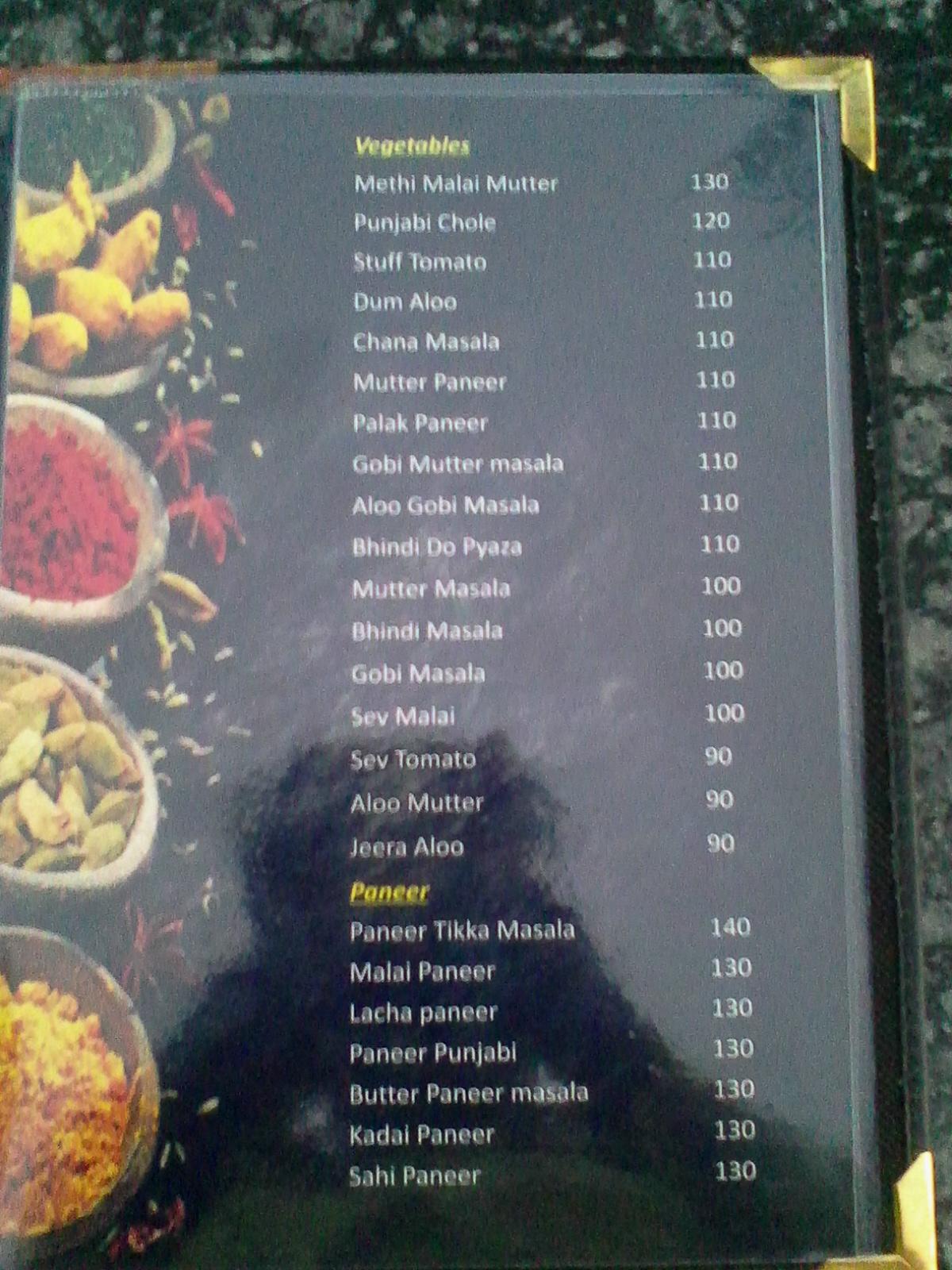 Menu at Rasoi Garden, Mandsaur, Mandsaur