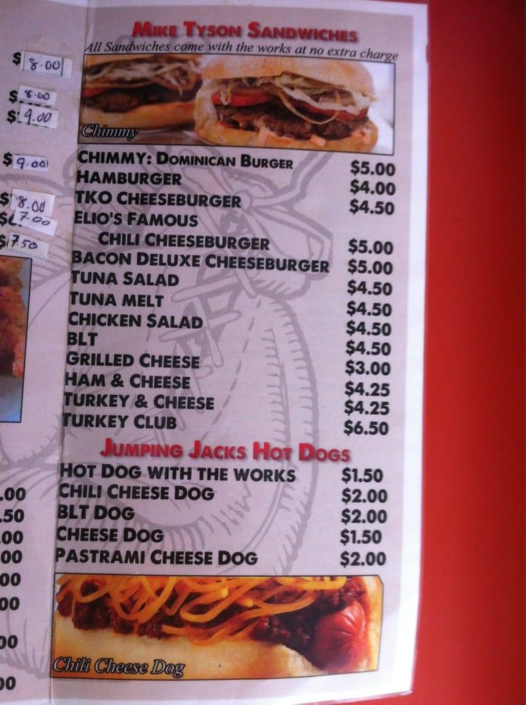 Menu at TKO restaurant, Fitchburg