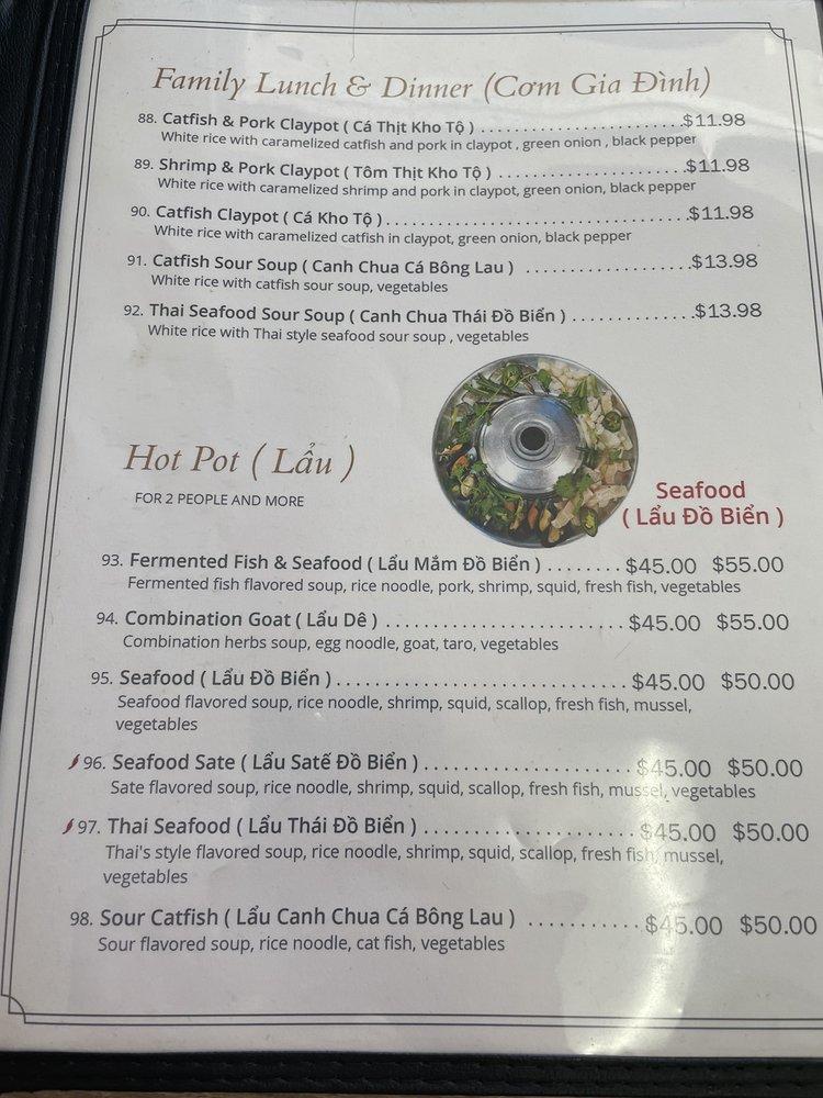 Menu at Pho King Eggroll II LLC restaurant, Goodyear