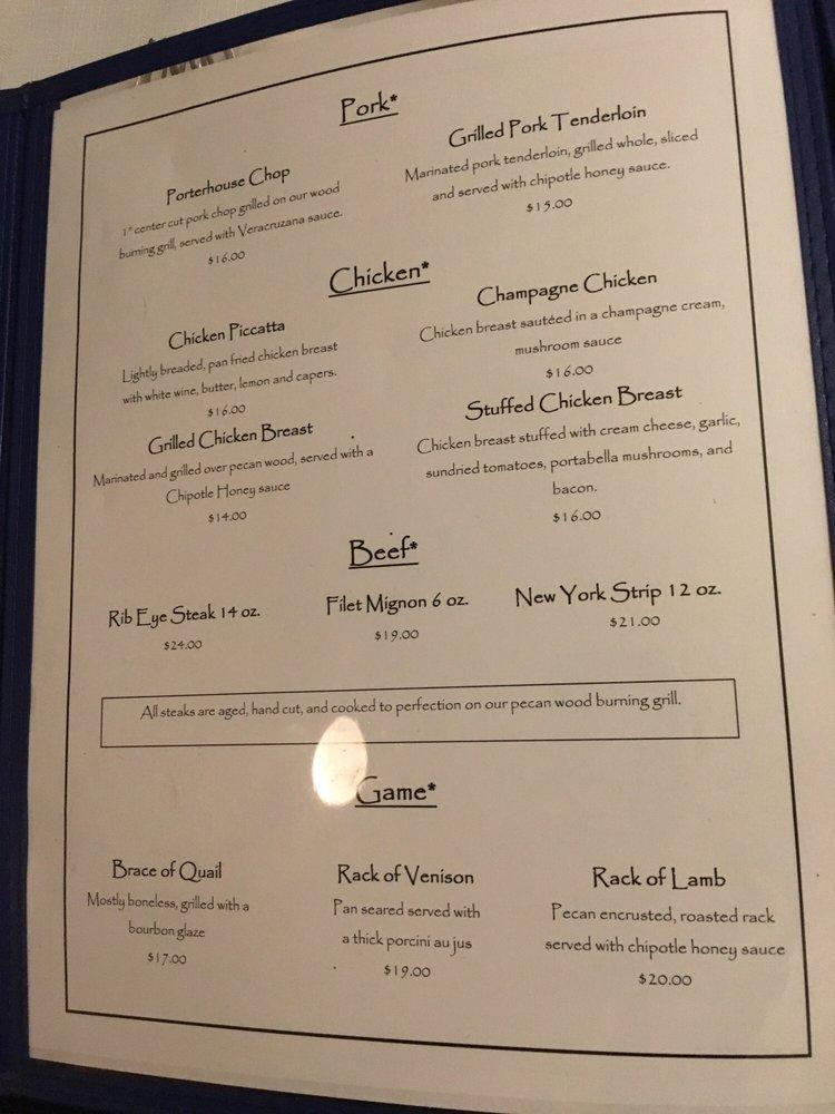 Menu at THE 406 pub & bar, Live Oak