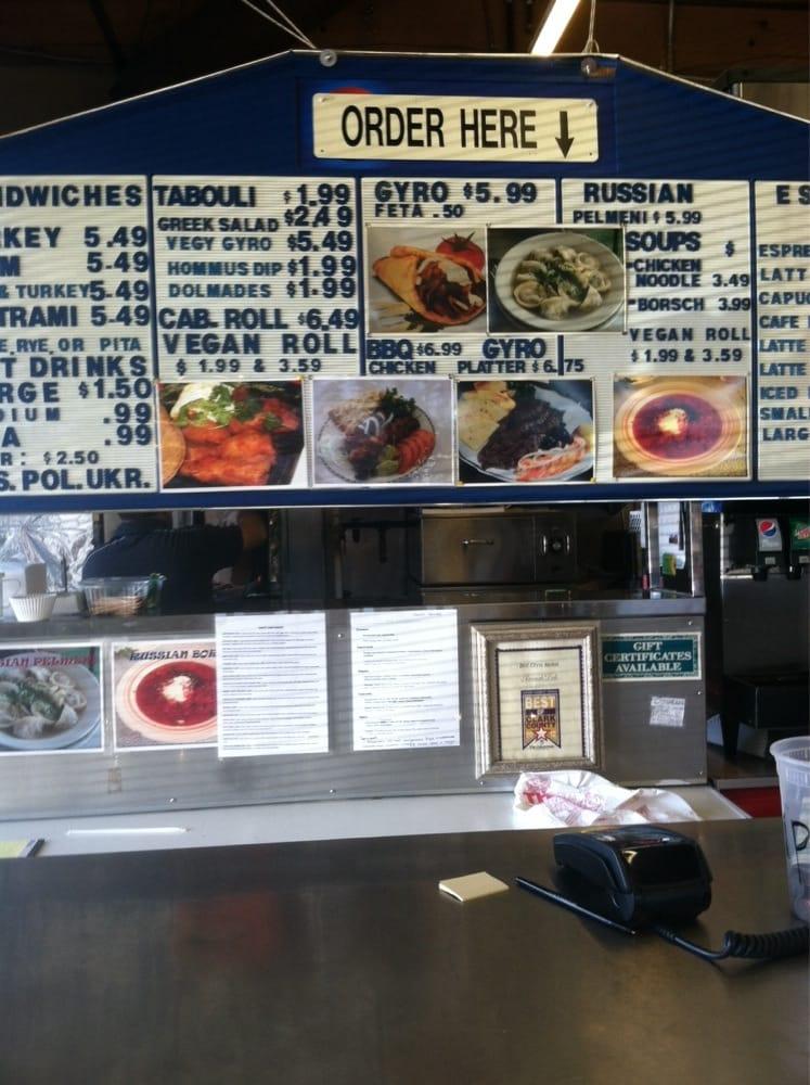 Menu at Anoush-Deli & International Food Market restaurant, Vancouver ...