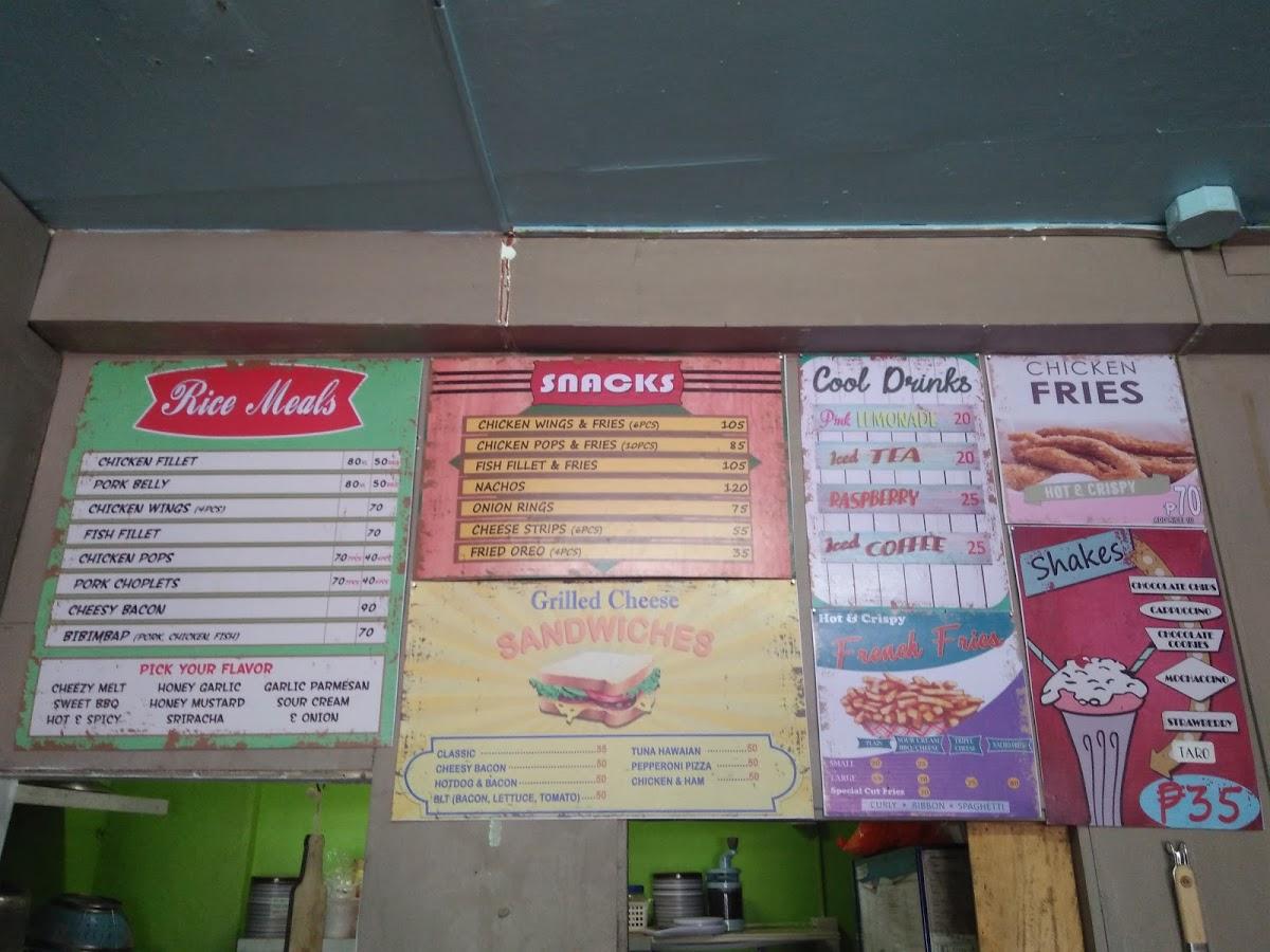 Menu at Happy Camper Lucena restaurant, Lucena