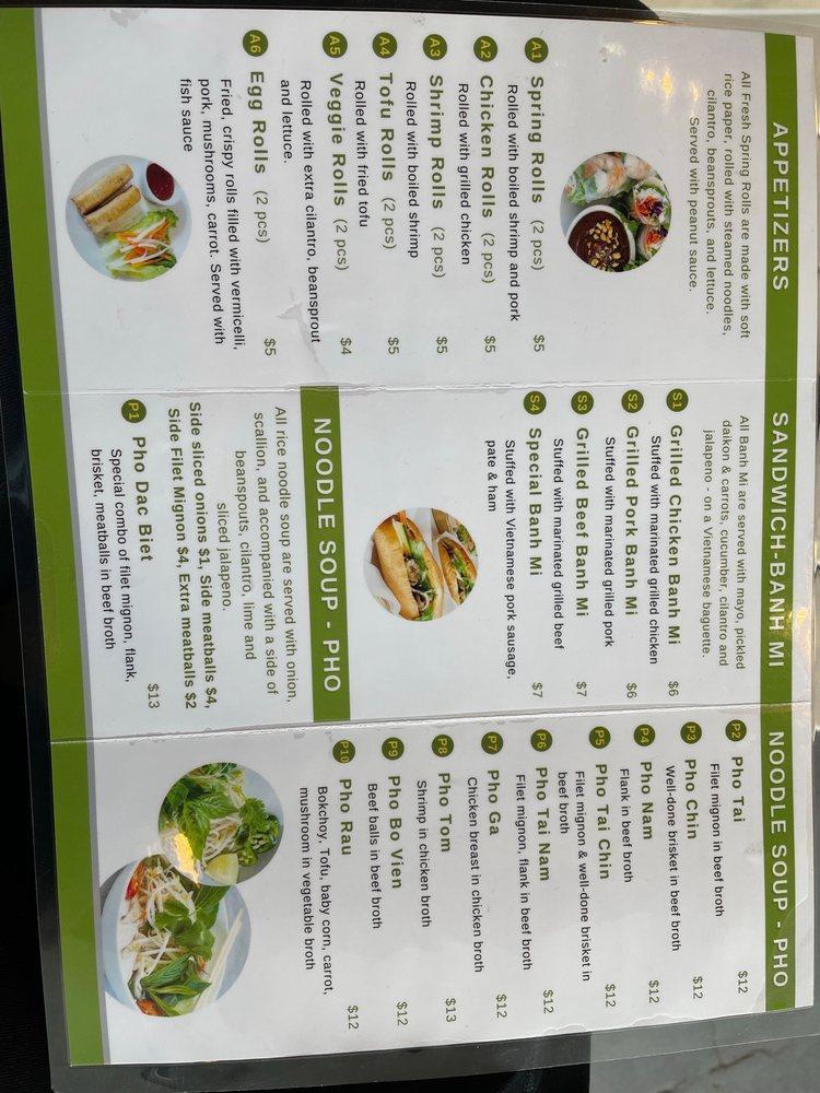 Menu at PHO - TASTIC restaurant, Johns Creek