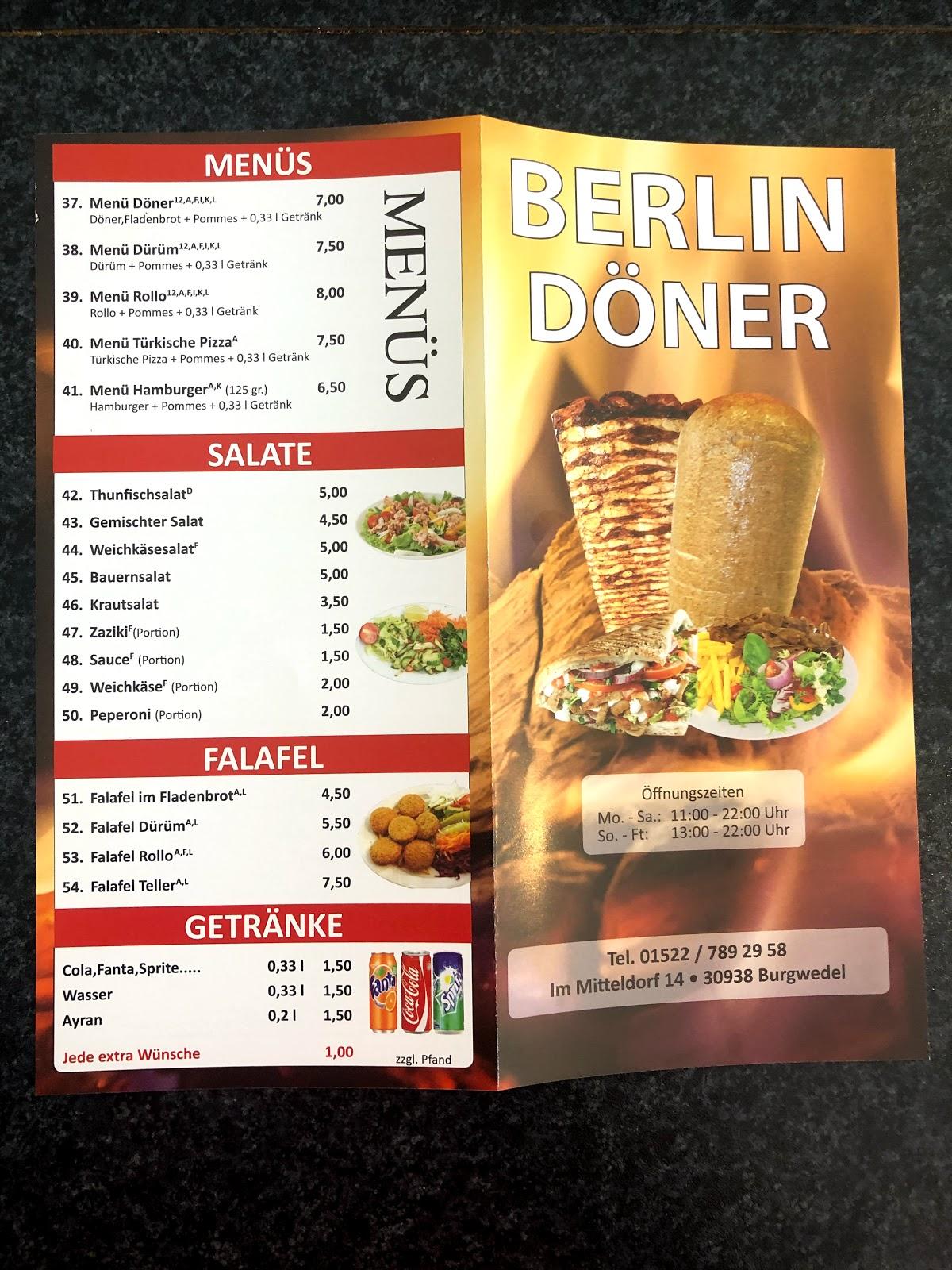 Wunderschöne Berlin Döner Burgwedel Ebenbild