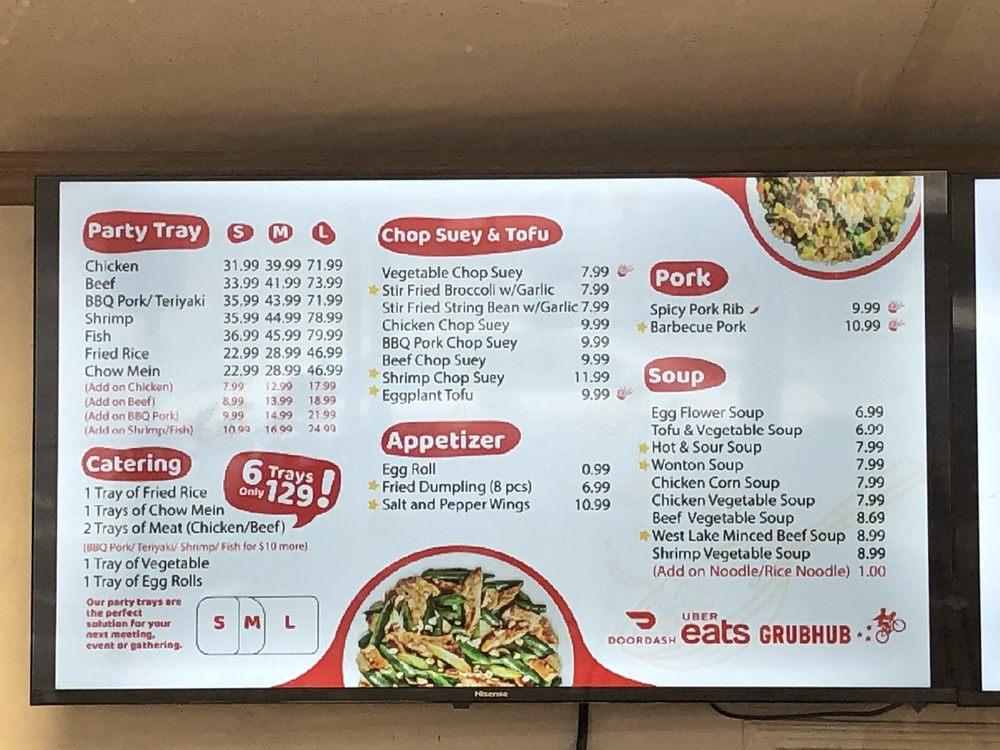 Menu at Happy Plus Chinese Restaurant, Los Angeles
