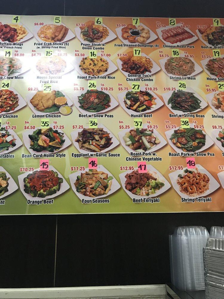 Menu at Loong Xin restaurant, New York City