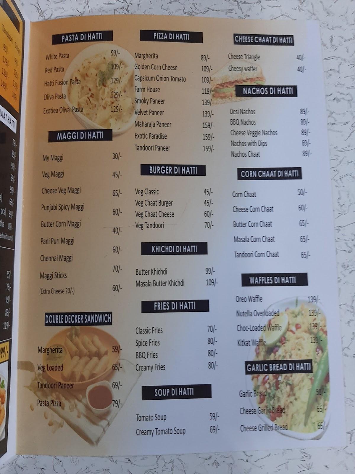 Menu at Akshaya chaats and refreshments, Rayachoty