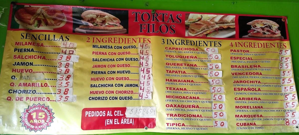 Carta de Tortas Filos, Santiago de Querétaro, C. Fray F. Galindo 2