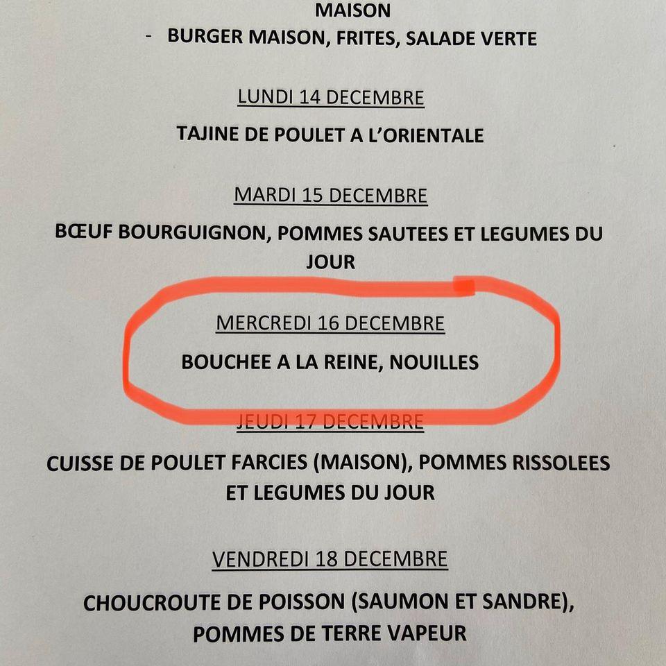 Menu at Espace Squash 3000 restaurant, Mulhouse