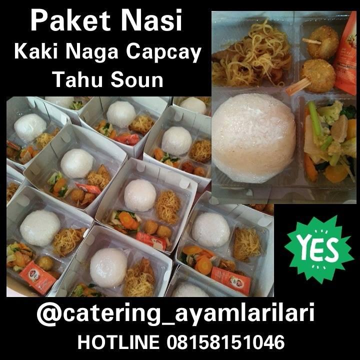 Menu at Catering Ayam Lari-Lari restaurant, Jakarta