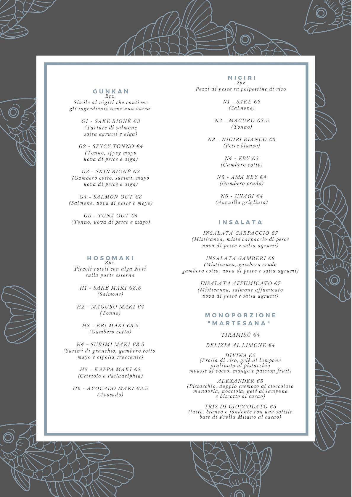 Menu at TASTE ROOM pub & bar, Milan