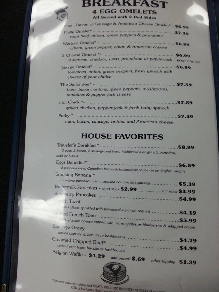 Menu at Hometown Diner restaurant, Portsmouth