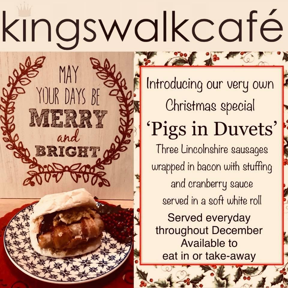 Menu at Kings Walk Cafe, Grantham
