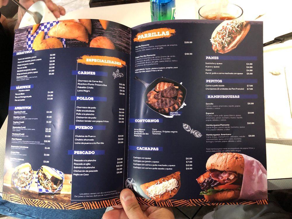 Menu at Pedrito's Restaurant, Hialeah Gardens