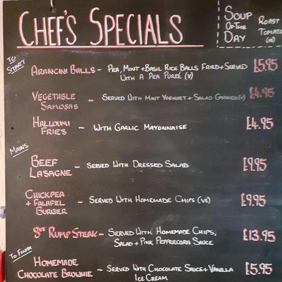 Menu at The Mews pub & bar, Wetherby, 16 Bank St