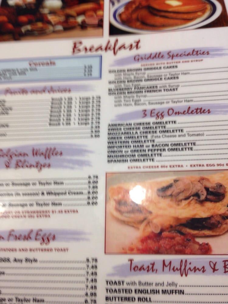 Menu at Superior Diner restaurant, Perth Amboy