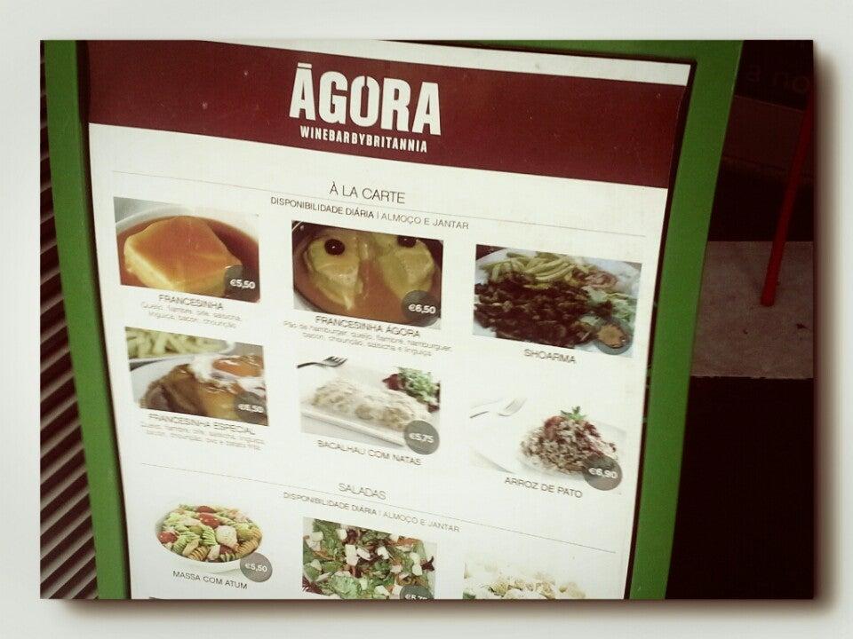 Menu at Ágora - Wine Bar, Vale de Cambra