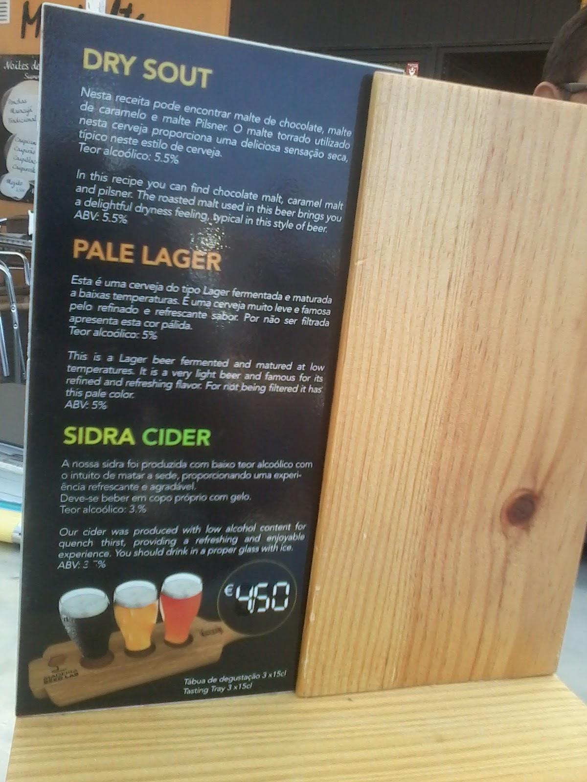 Menu at Ponta do Sol - Sun Spot Cafe, Ponta Do Sol