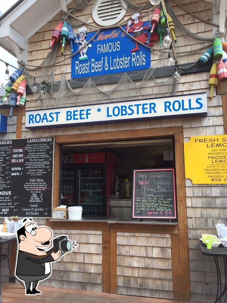 Charlie’s famous roast beef and lobster rolls, Old Orchard Beach ...