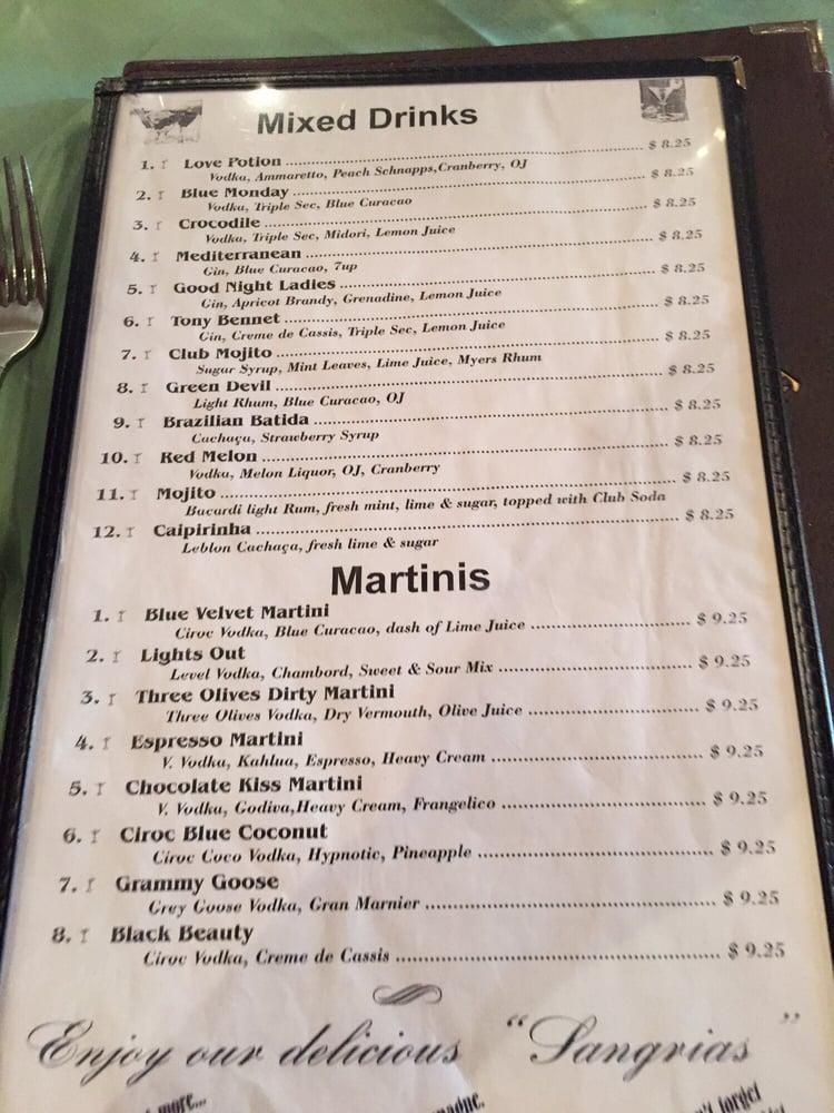 Menu at Fernandes Steak House II steakhouse, Newark