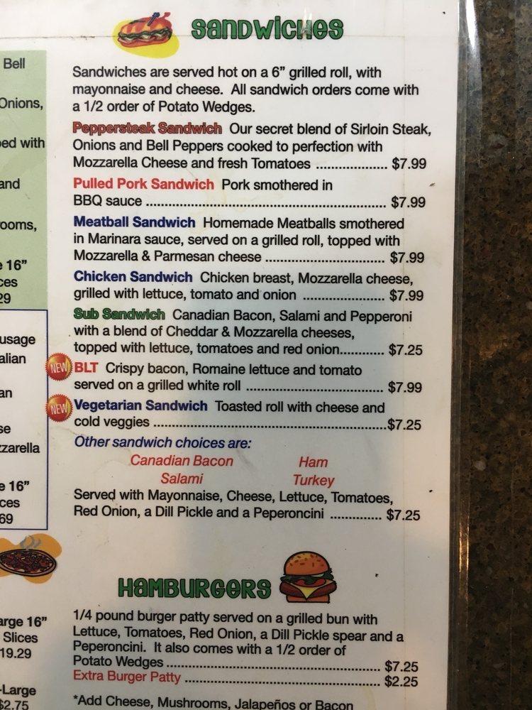 Menu at Pizza Round-Up Loma Rica pizzeria, Loma Rica
