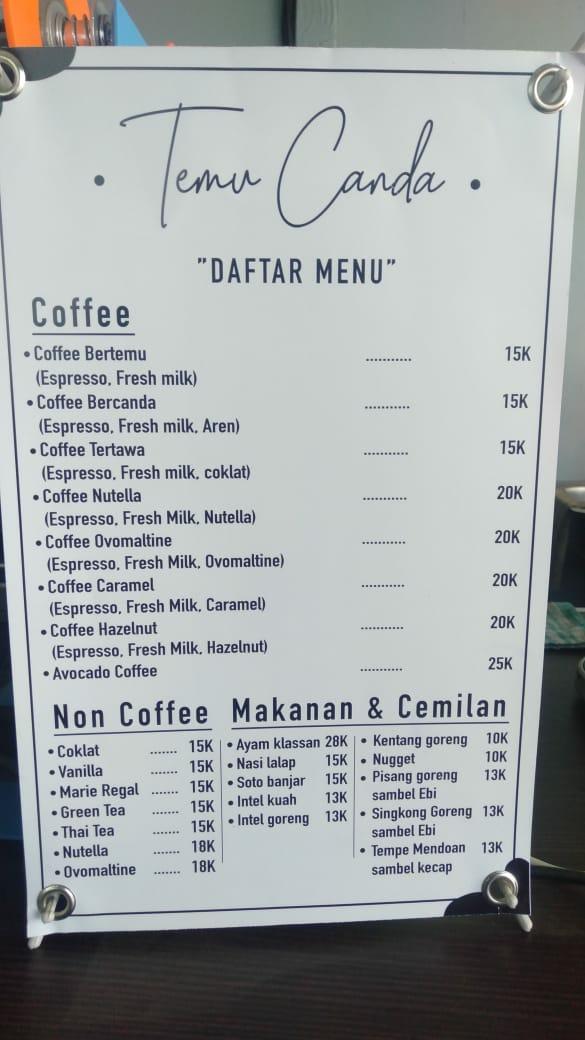 Menu at Sunrice restaurant, Tarakan