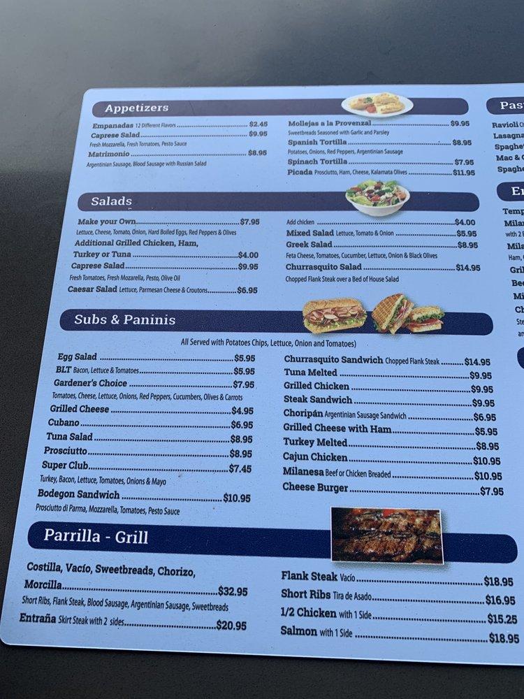 Menu at BODEGON 71 pub & bar, Miami Beach
