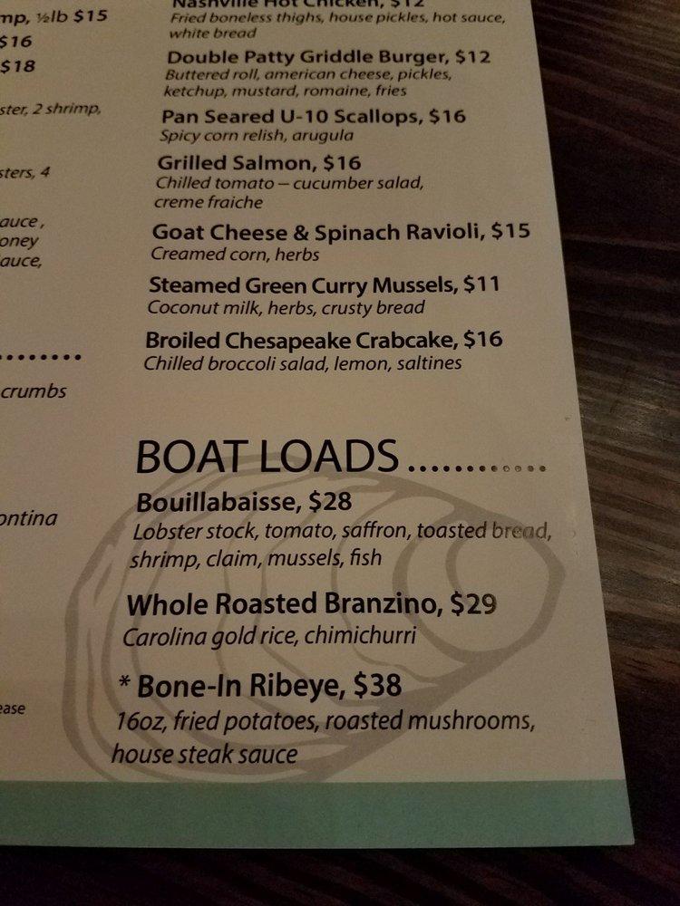 Menu at The Atlantic pub & bar, Virginia Beach