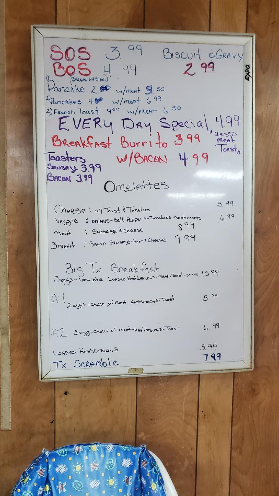 Menu at Mak's BBQ & BURGERS, Azle