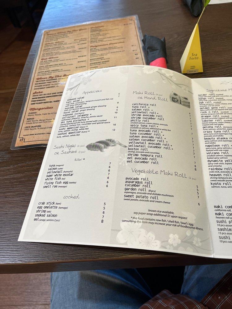 Menu at Sesame Inn Mt. Lebanon restaurant, Pittsburgh, 704 Washington Rd