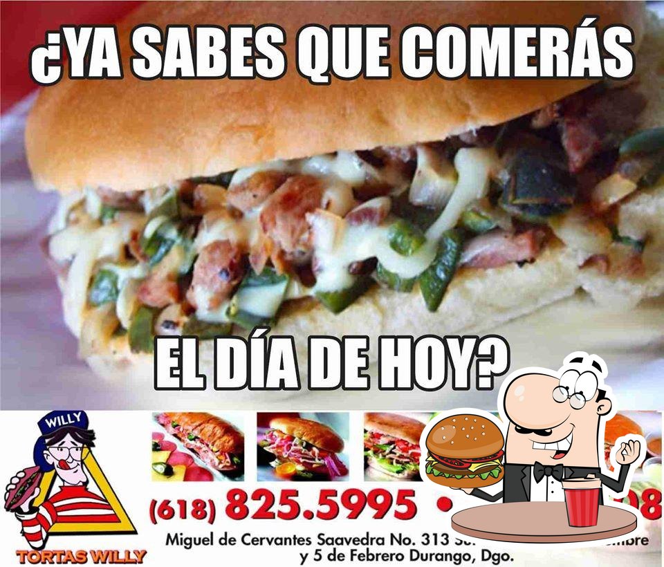 Tortas Willy restaurant, Durango, Calle Miguel de Cervantes Saavedra ...